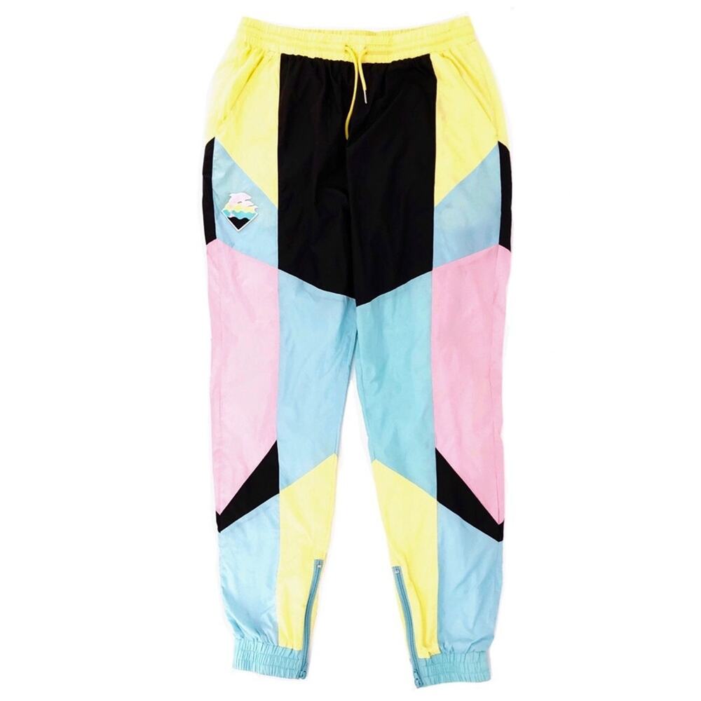 Pastel Color Block Wind Pants By Pink Dolphin - Gem
